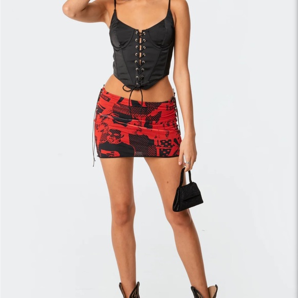 Edikted | Tops | Edikted Lace Up Corset Top | Poshmark